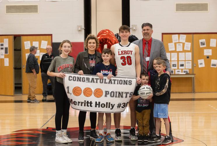 H.S. BASKETBALL: Holly Jr. nets 1,000th career point in Le Roy’s loss ...