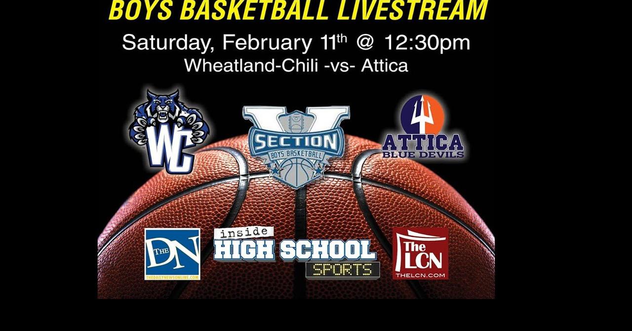 WATCH: Section V Boys Basketball - Wheatland-Chili vs. Attica | Sports ...