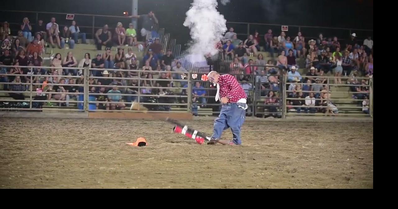 Rodeo clown Brian Patton At The Attica Rodeo | Multimedia ...