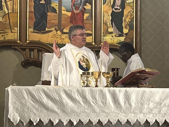 Saint's daughter helps dedicate pregnancy outreach center in Holley ...