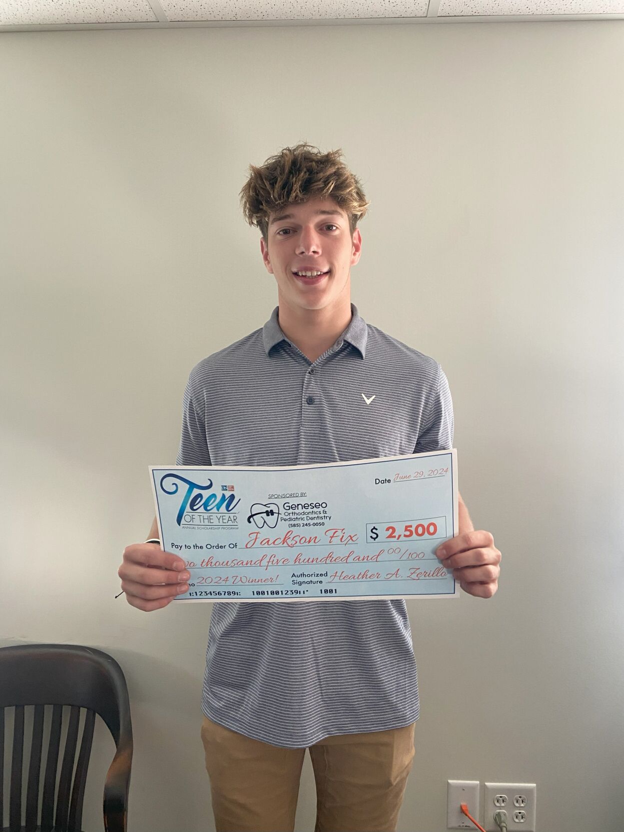 Jackson Fix named 2024 male 'Teen of the Year' | Lifestyles ...