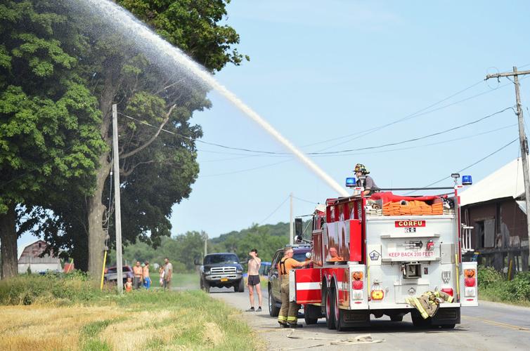 Hay baler sparks straw field blaze | News | thedailynewsonline.com