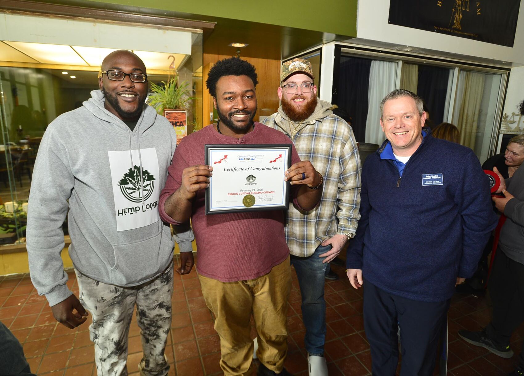 WATCH: Hemp Lodge celebrates grand opening | News | thedailynewsonline.com