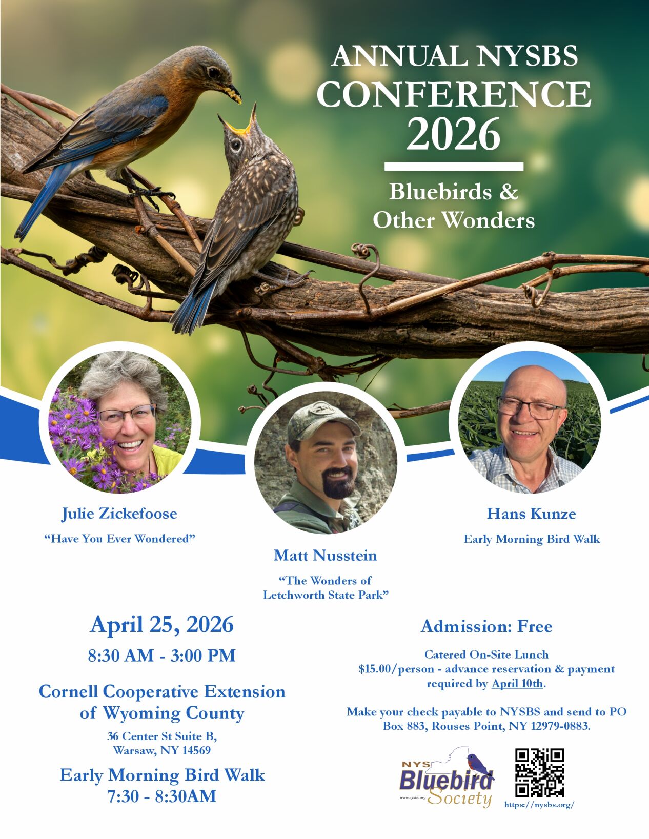 NYS Bluebird Society annual conference coming to Warsaw | Special ...