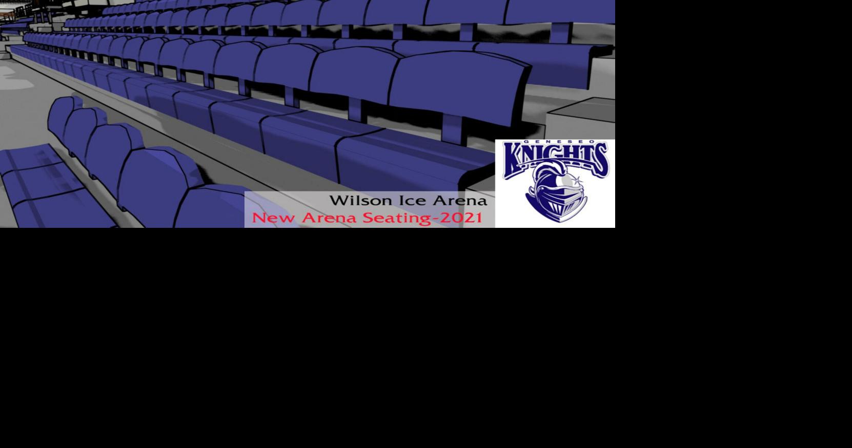 New bleachers being installed in Ira S. Wilson Arena | Sports ...