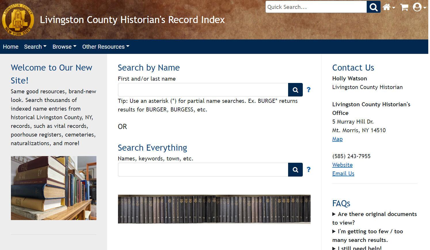 Livingston County Historian’s Office touts newly-designed Record Index | Lifestyles ...