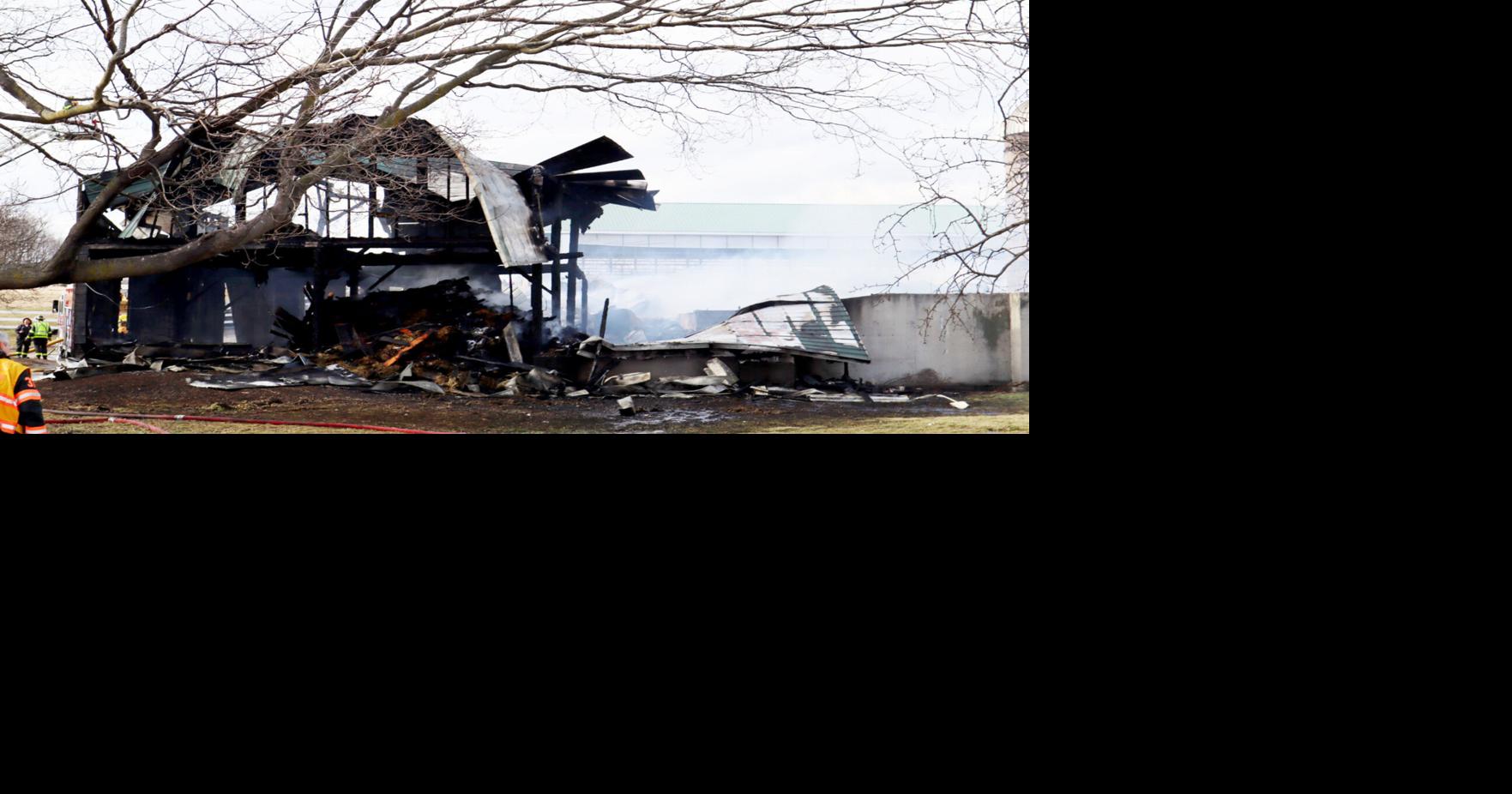 UPDATE: Three large barns destroyed in Silver Meadows Farms fire | Top ...