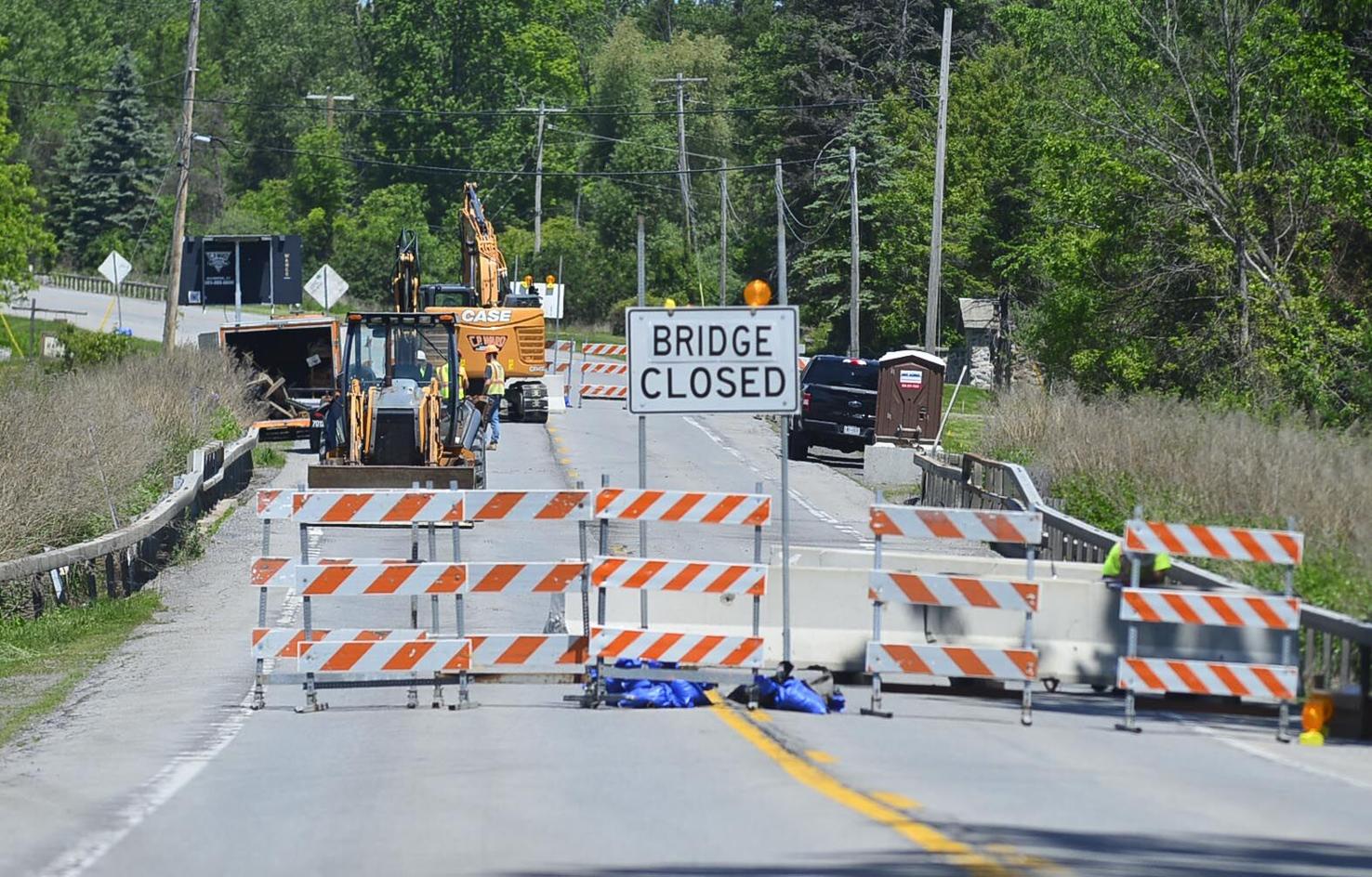 Construction underway on Route 19 bridge replacement in Bergen | News ...