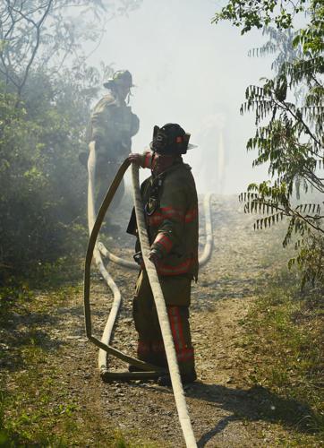 PHOTOS: Firefighters battle grass fire at DeWitt Recreation area | Top ...
