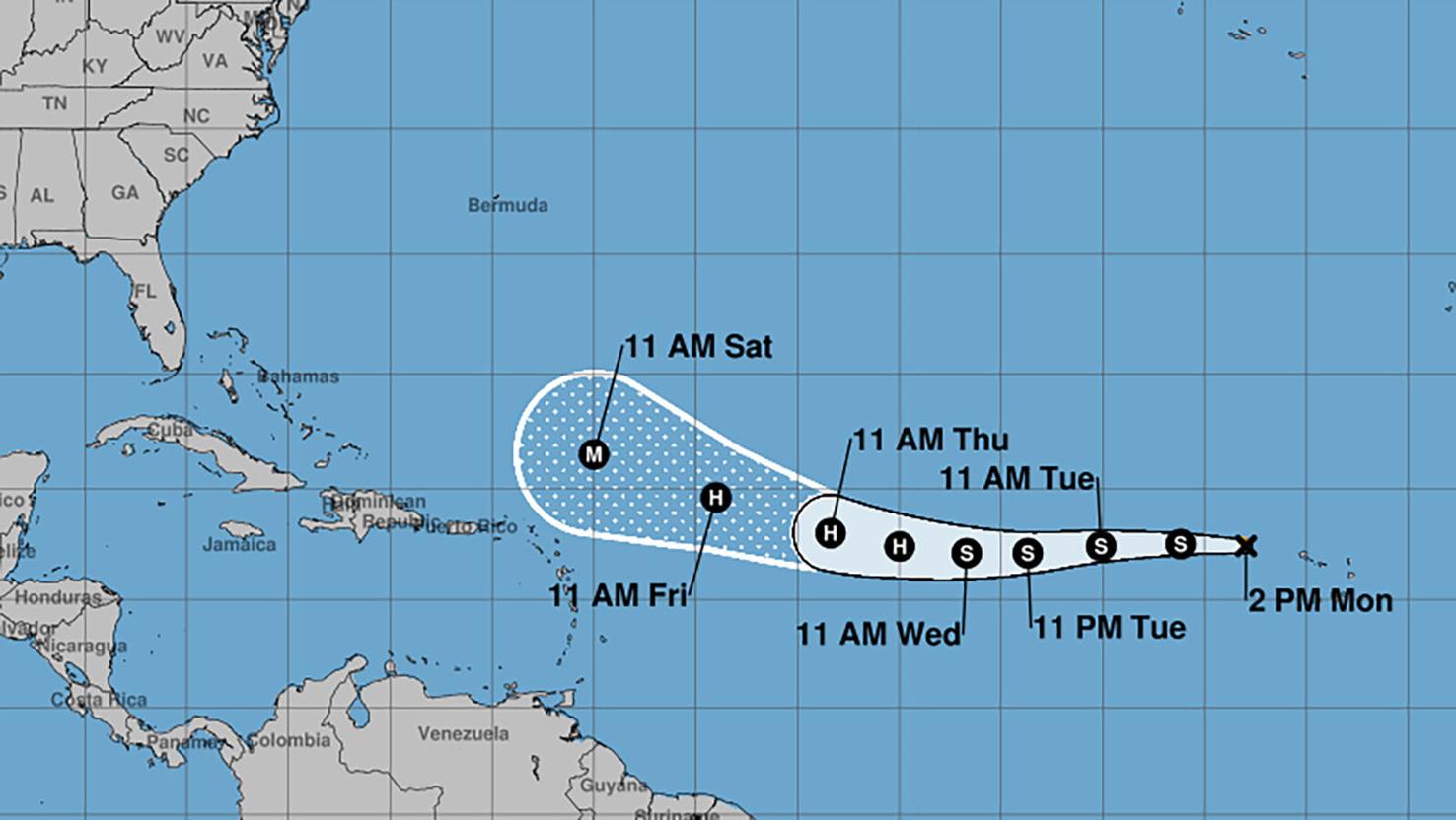 Tropical Storm Erin forms, forecast to become major hurricane, NHC says ...