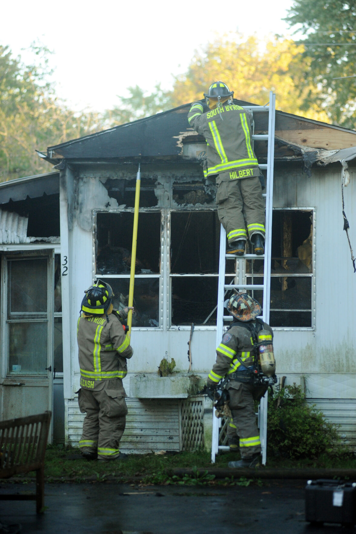 Byron trailer fire extinguished | Local News | thedailynewsonline.com