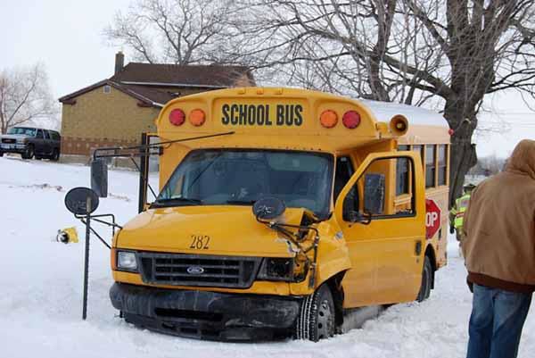 PHOTOS: Vehicle, school bus collision causes minor injuries | News ...