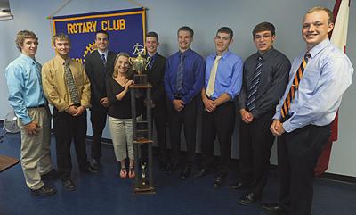 Rosalie Maguire Batavia Rotary Club Ben Langdon Chris Manes Oakfield ...