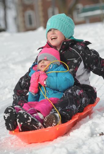Photos: Sledding at Centennial Park | Local News | thedailynewsonline.com