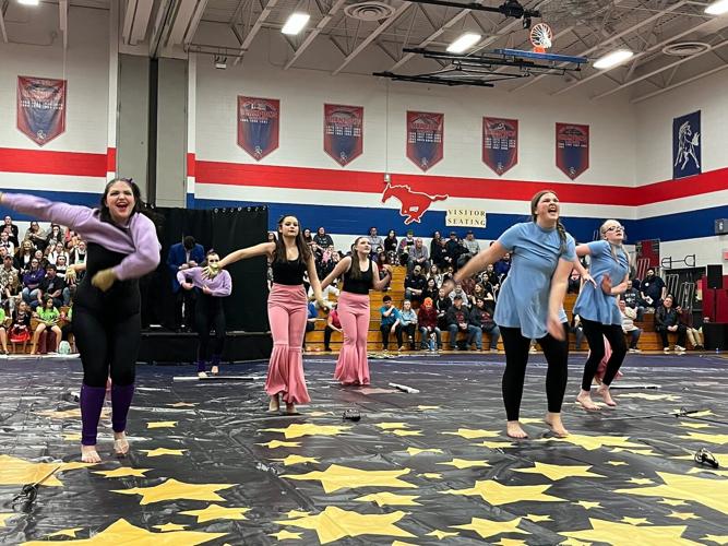 Medina Winterguard competes at North East Color Guard Circuit show ...
