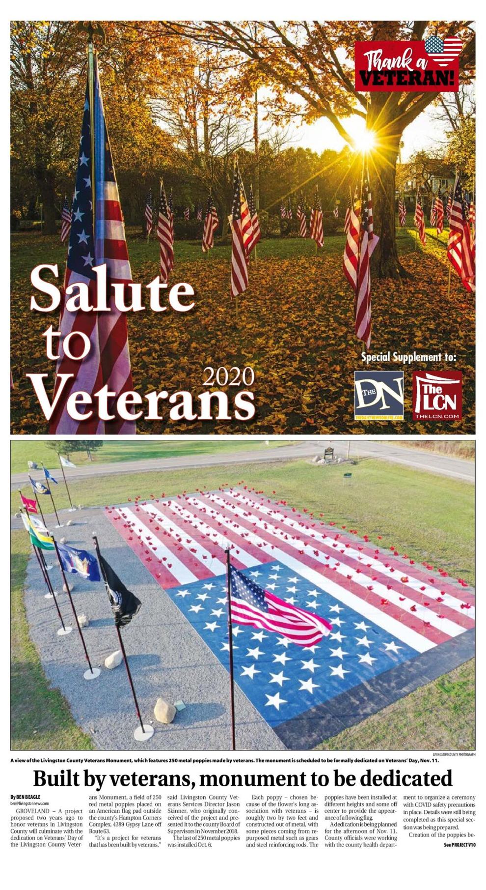 Salute to Veterans (2020) | Special Sections | thedailynewsonline.com