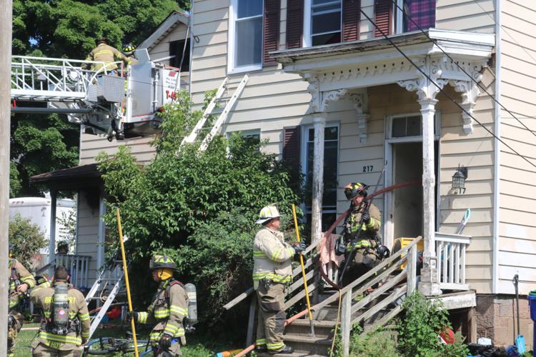 UPDATE: Residents escape Albion blaze | Top Story | thedailynewsonline.com
