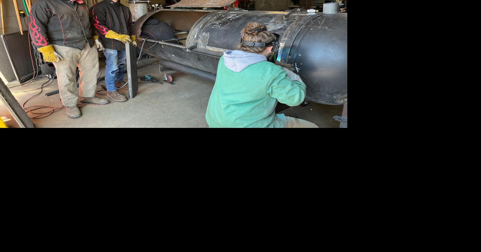 Back to the beginning: BOCES class restores meat smoker teacher built ...