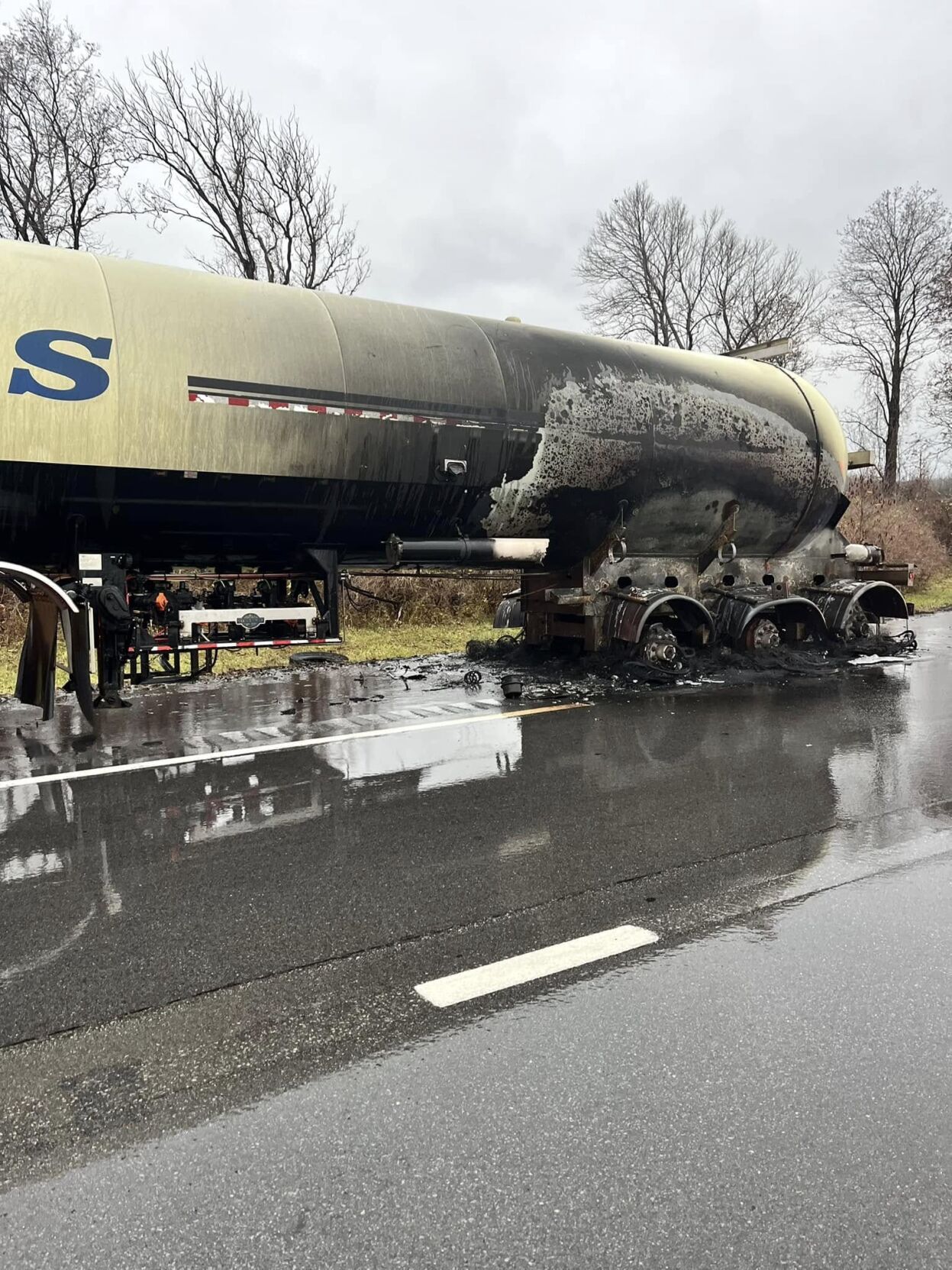 No injuries reported in propane tanker blaze | News ...