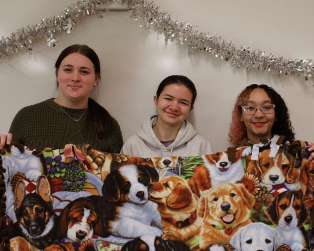 Byron-Bergen students make blankets for YWCA | News ...