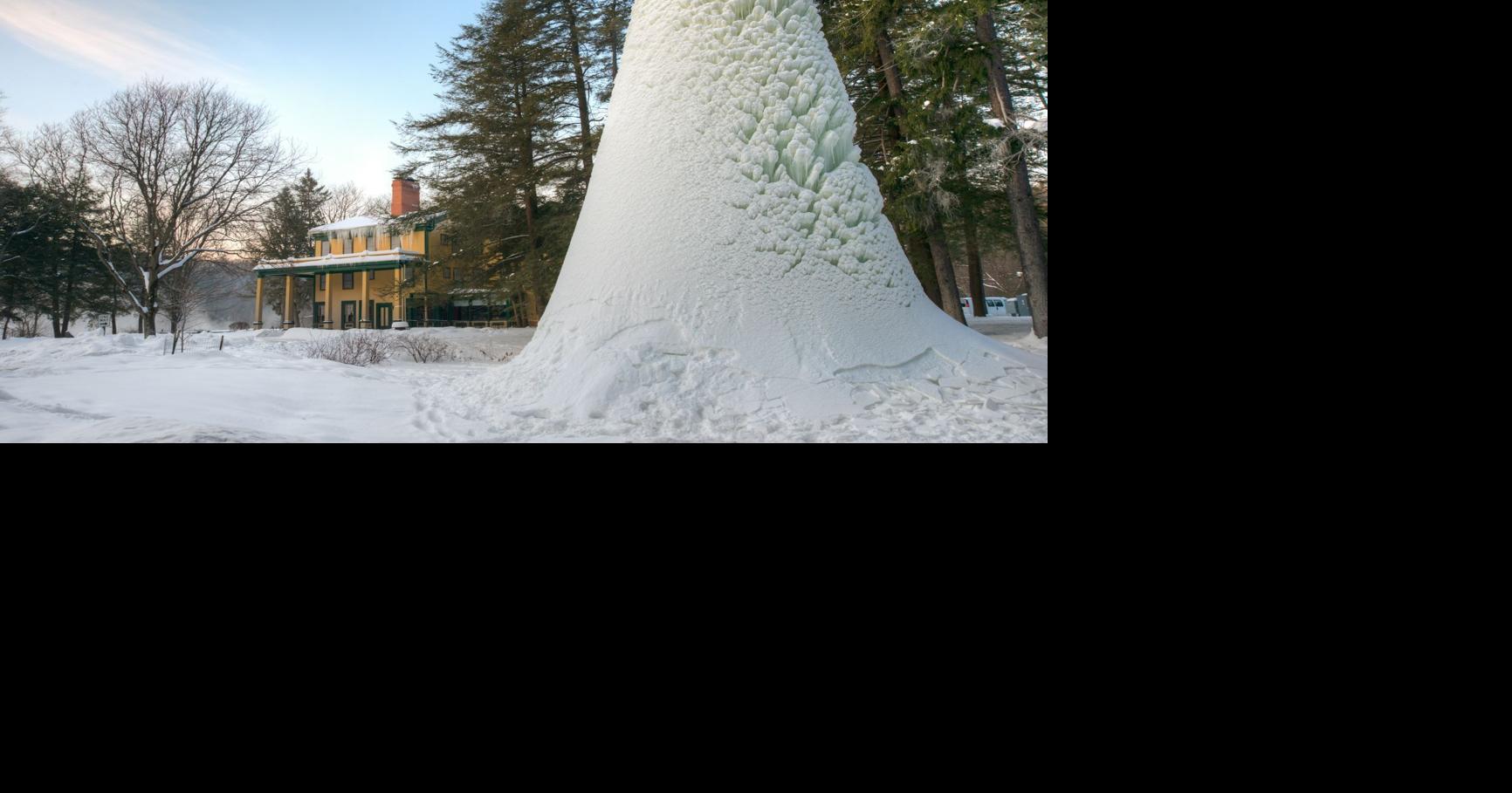 'Ice volcano' at Letchworth State Park as beautiful as winter’s been ...