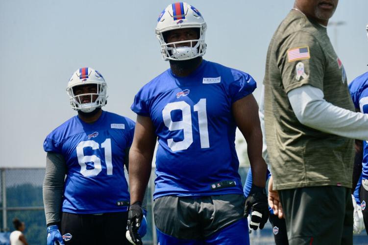 Hamlin dons helmet, Oliver, Floyd speak at final open practice of Bills ...