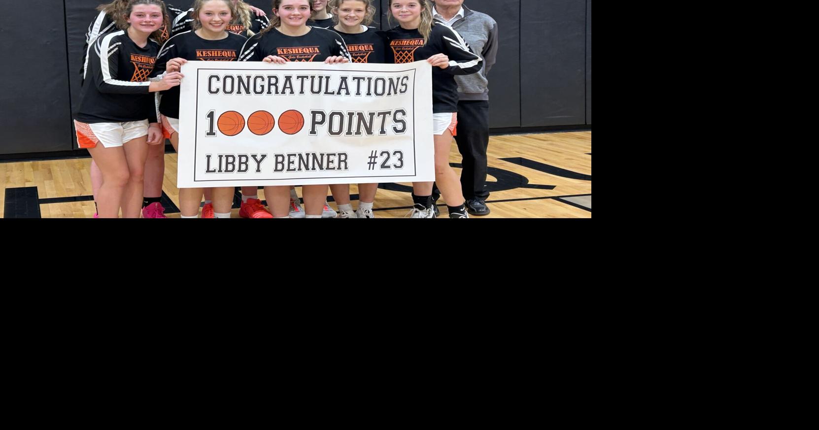 GIRLS BASKETBALL: Keshequa's Benner eclipses 1,000-point milestone ...
