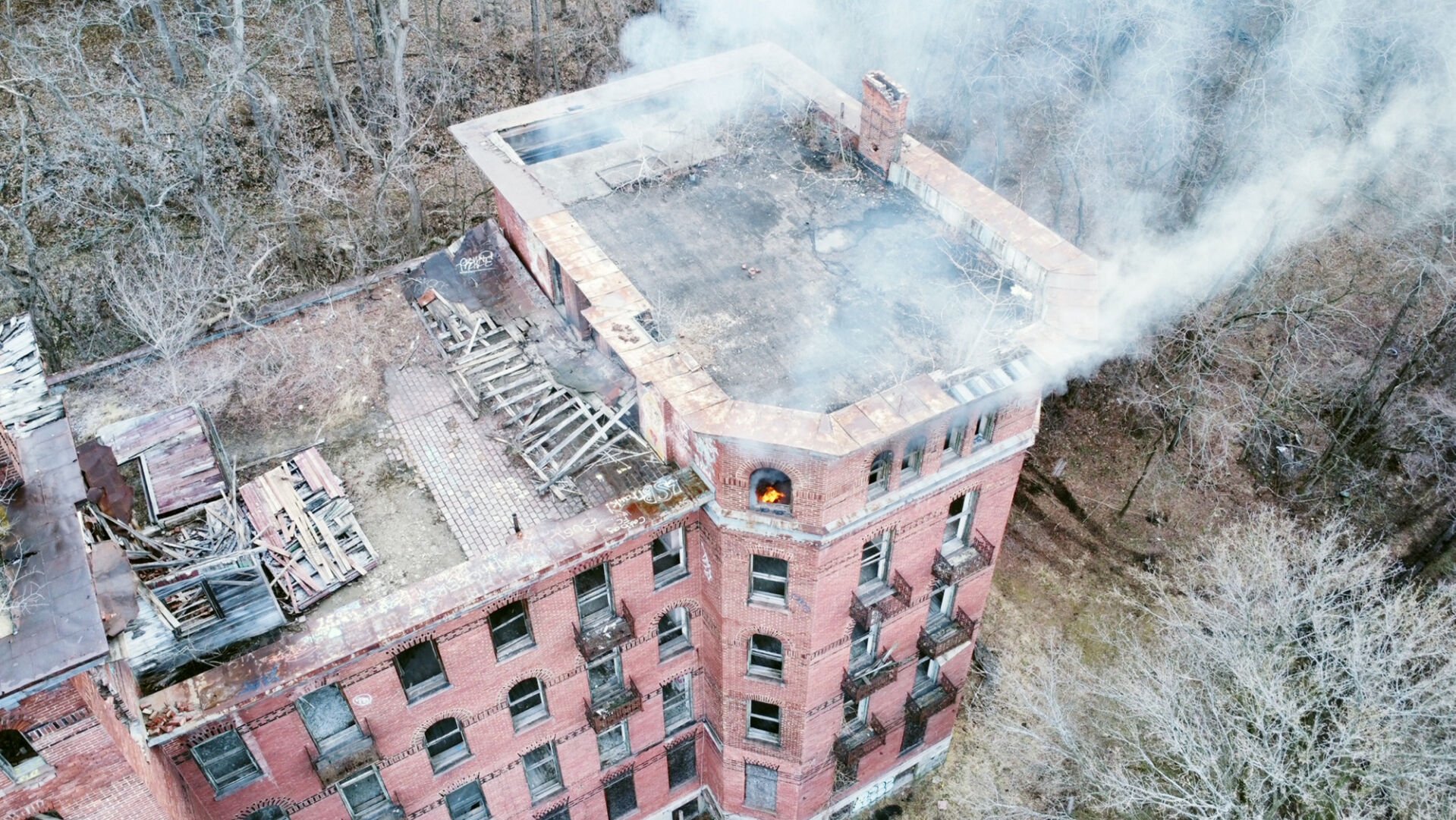 ‘Obviously suspicious’ fire strikes Dansville’s Castle on the Hill ...
