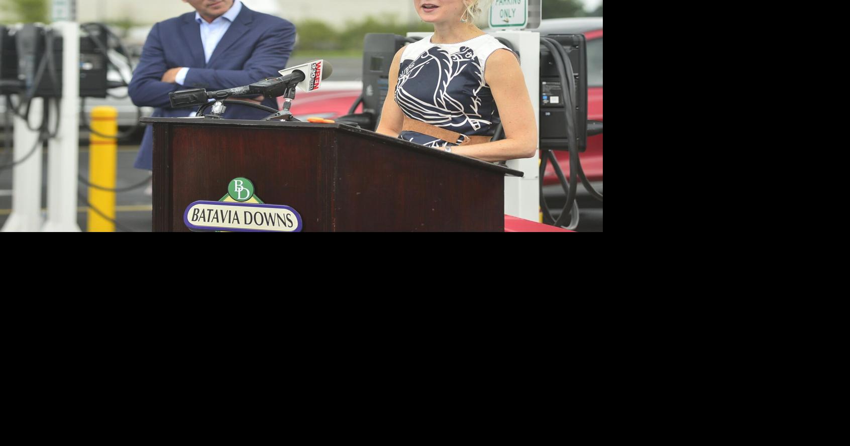 WATCH: Batavia Downs adds 16 new EV charging stations | News ...
