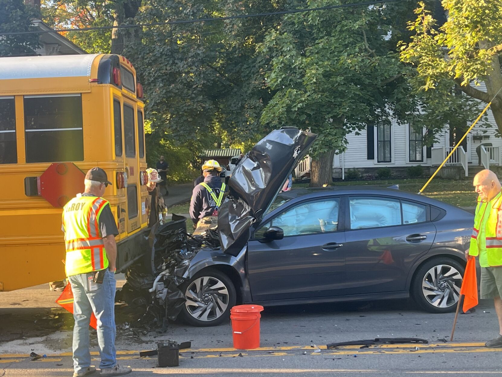 Students escape injury in Le Roy bus crash | News | thedailynewsonline.com