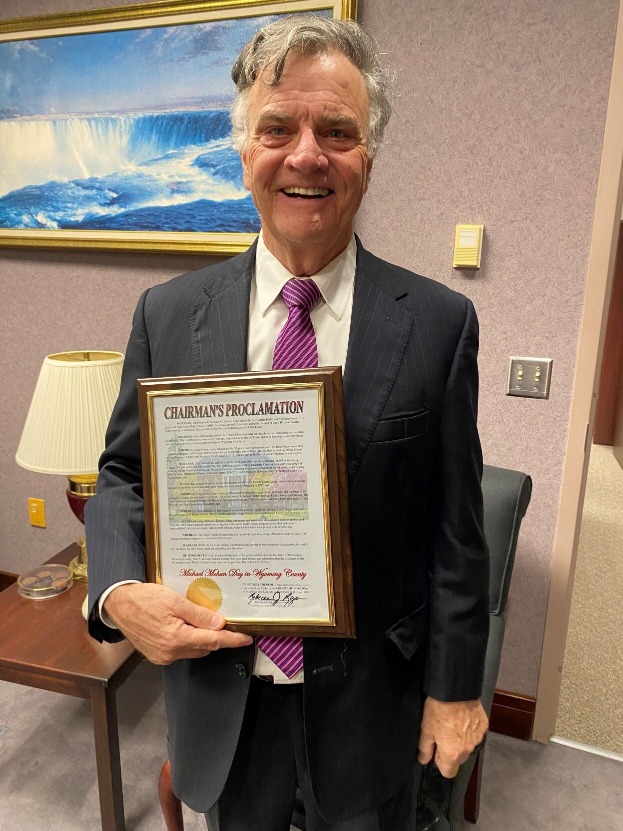 Board of Supervisors honors retiring Judge Michael Mohun | Top Story ...