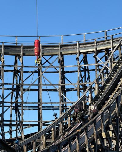 Six Flags Darien Lake opens Friday; Predator coaster sees more track ...