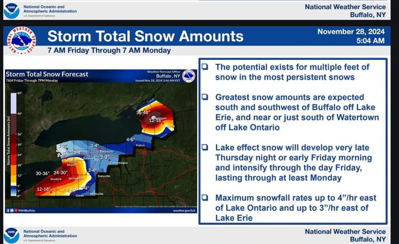 Lake effect snow warning issued for Genesee County | News ...