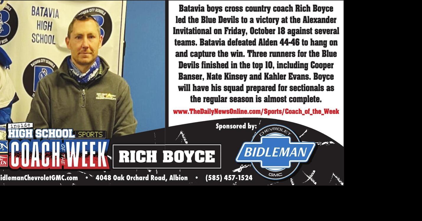 The Daily News Coach of the Week (10/20-10/26): Rich Boyce | Batavia ...