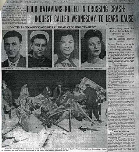 HIDDEN HISTORY: Tragedy at Batavia rail crossing, 1950 | Opinion ...