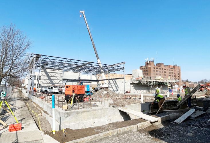 Healthy Living Campus takes shape as contractors works to enclose ...