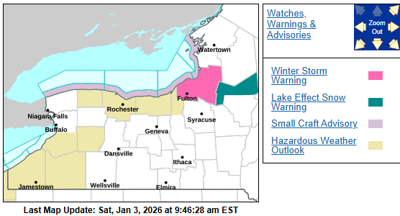 Snow returning to Wyoming County this afternoon, Orleans County tonight ...