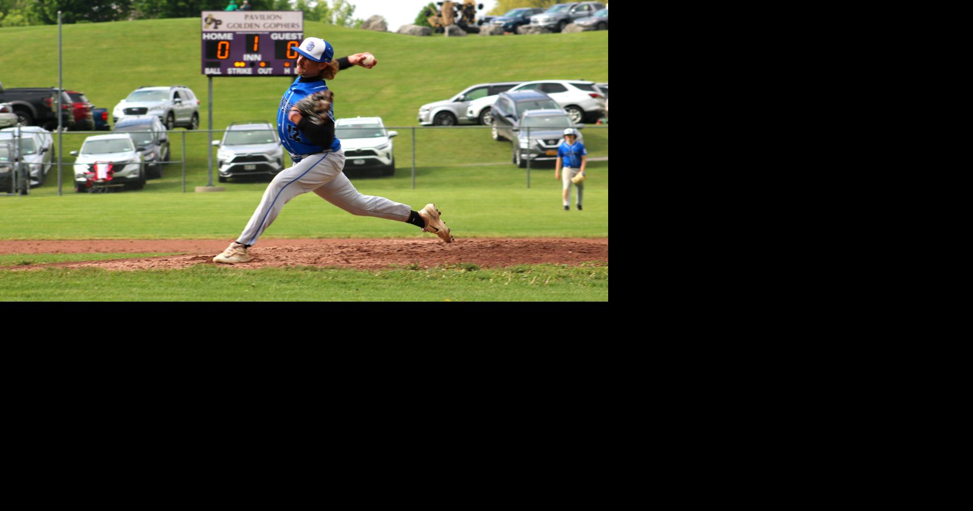 H.S. BASEBALL: Dotterweich fires gem as Geneseo topples Pavilion/York ...