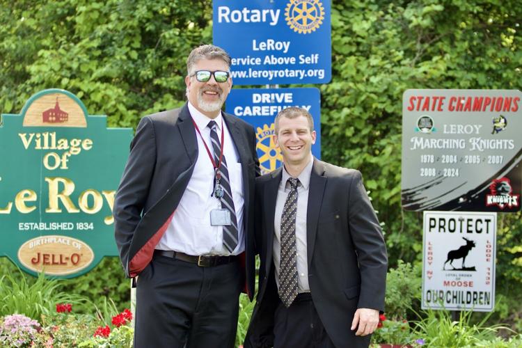 Le Roy Marching Knights Unveil New State Championship Sign | Music ...
