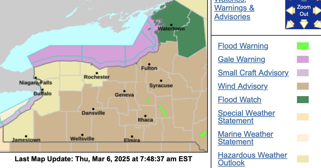 Wind advisory issued for Wyoming and Livingston counties | News ...