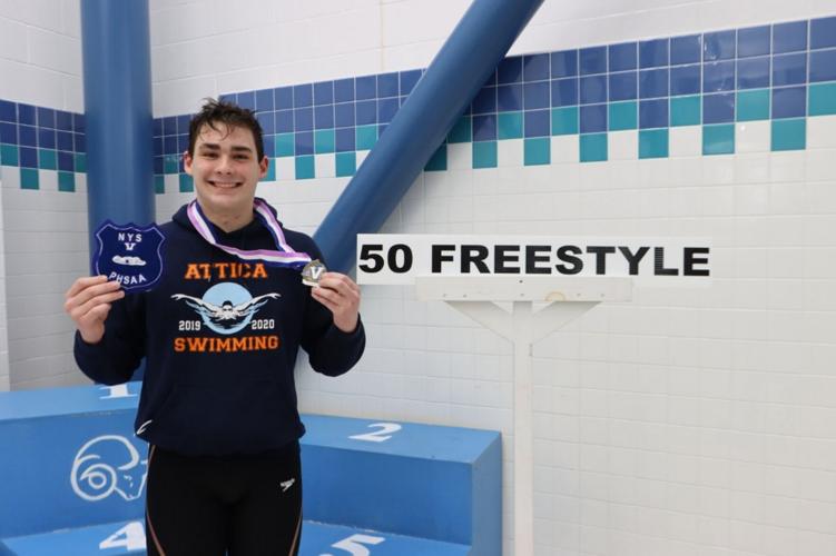 SWIMMING: Attica’s Joseph Parkhurst preparing to swim a pair at state ...