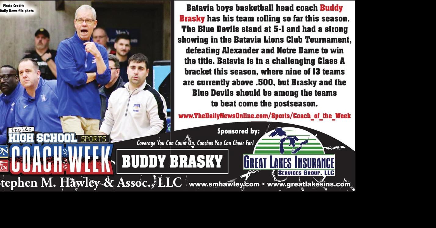 The Daily News Coach of the Week (01/04-01/10): Buddy Brasky | Batavia ...
