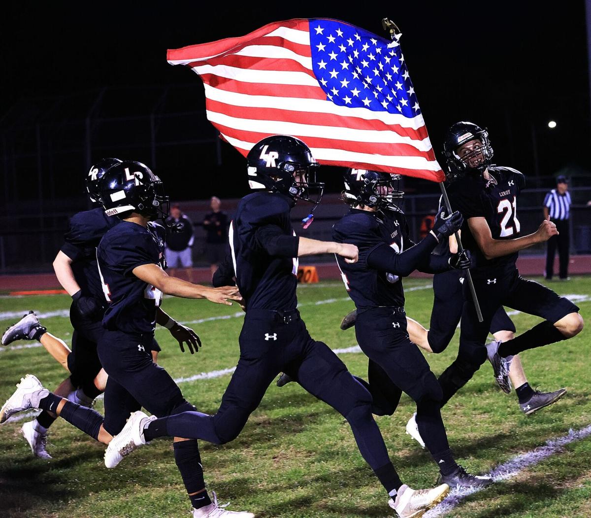 SEC. V FOOTBALL: Le Roy makes easy work of East Rochester/Gananda in ...