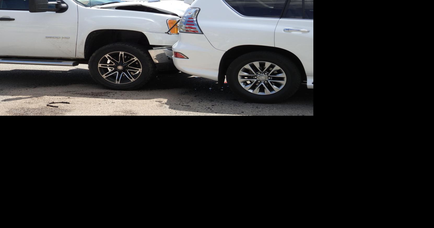 Four-car, chain-reaction accident stops traffic on West Main Street ...