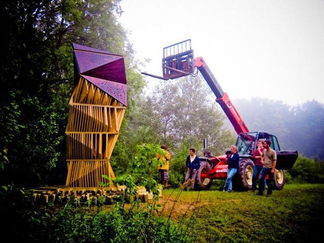 Architect creates bat tower for Sculpture Park | Lifestyles ...