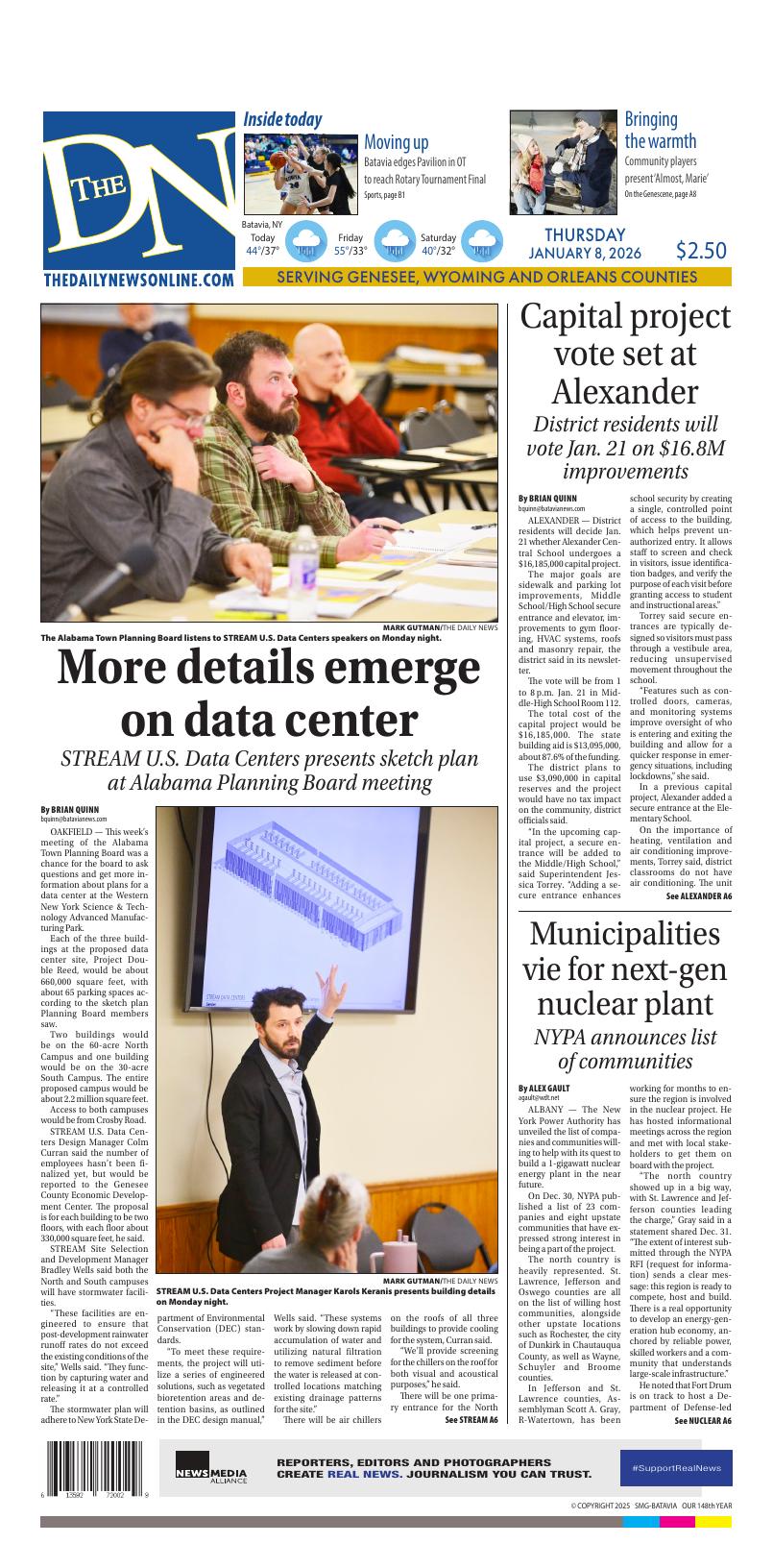 Page A1 | e-Edition | thedailynewsonline.com