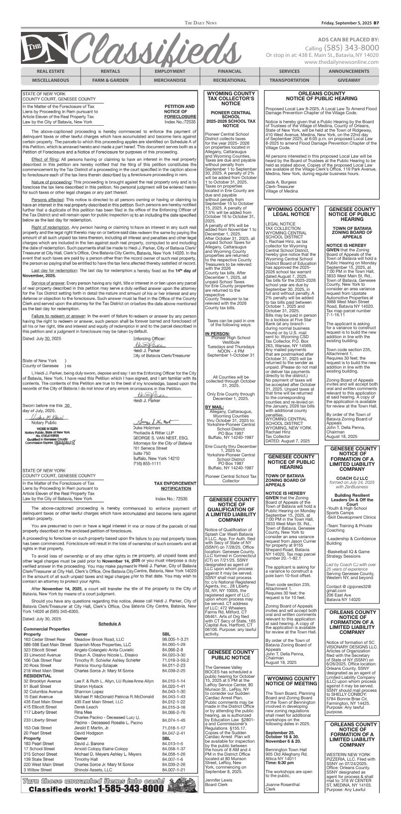 Page B7 | e-Edition | thedailynewsonline.com