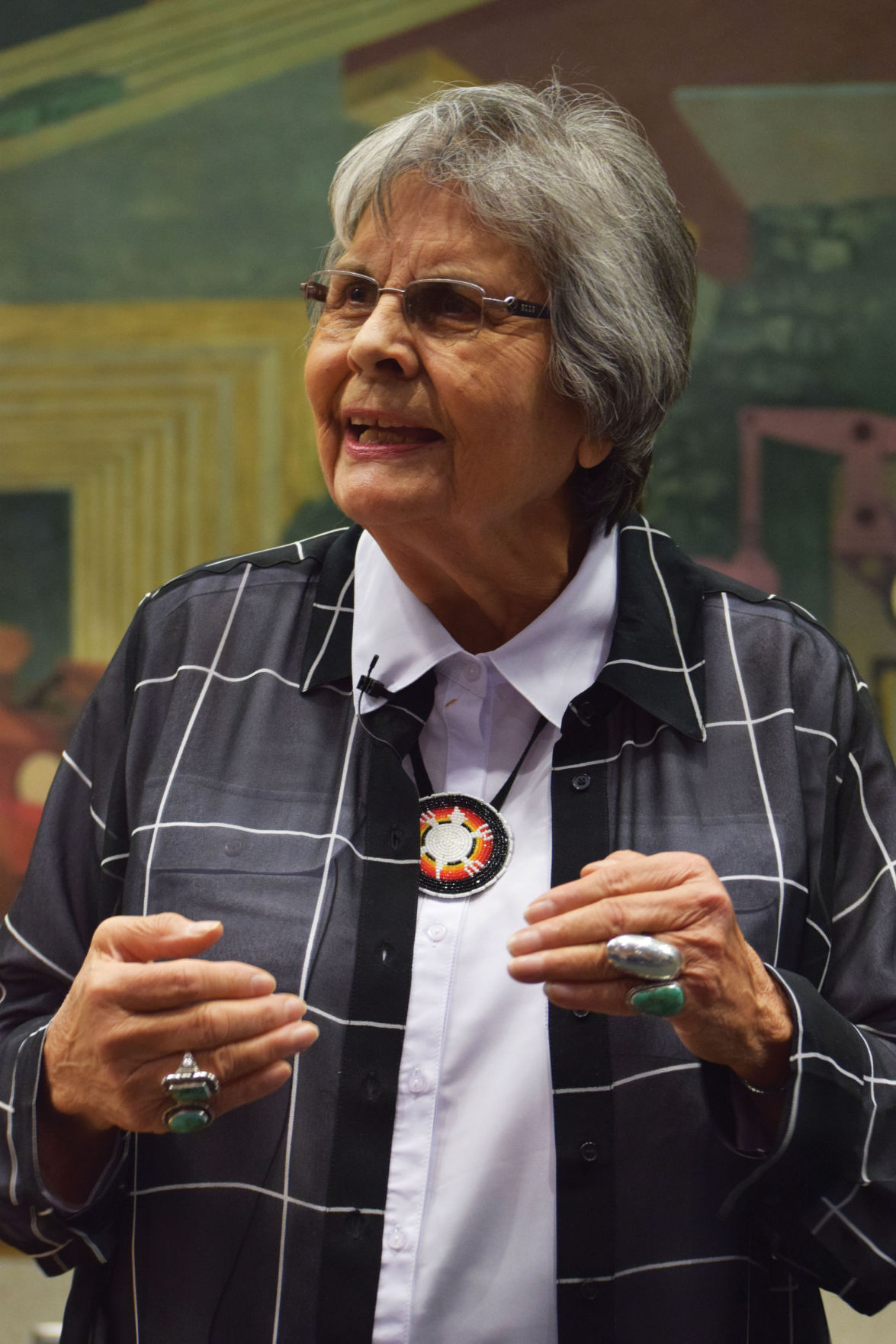 Legendary speaker visits WVU, shares experiences as Native American ...