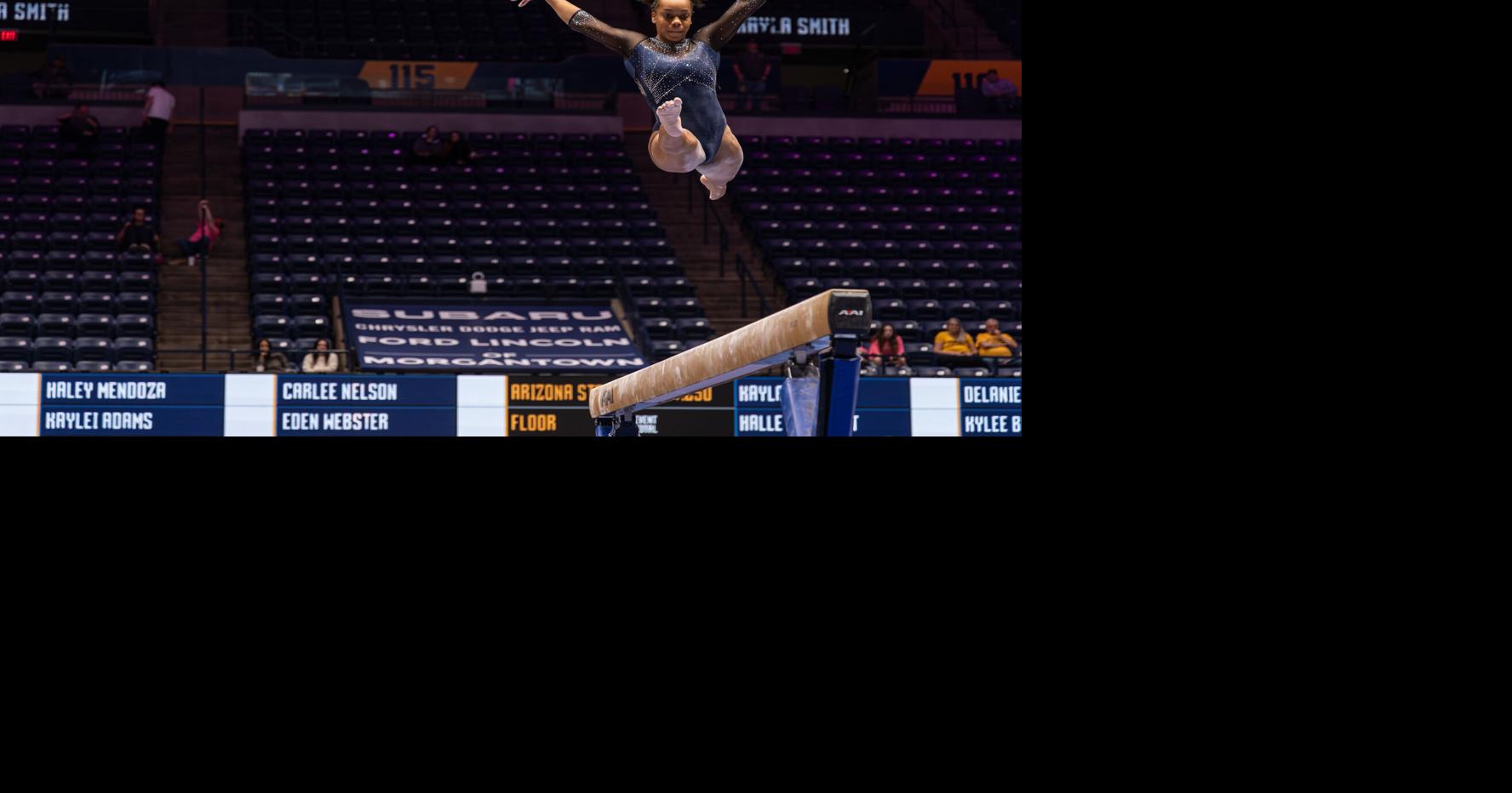 Flying freshman Kayla Smith stuns in first season | WVU Gymnastics ...