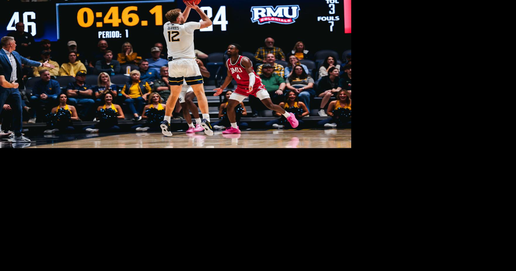 Tucker DeVries out indefinitely with upper-body injury | WVU Men's ...